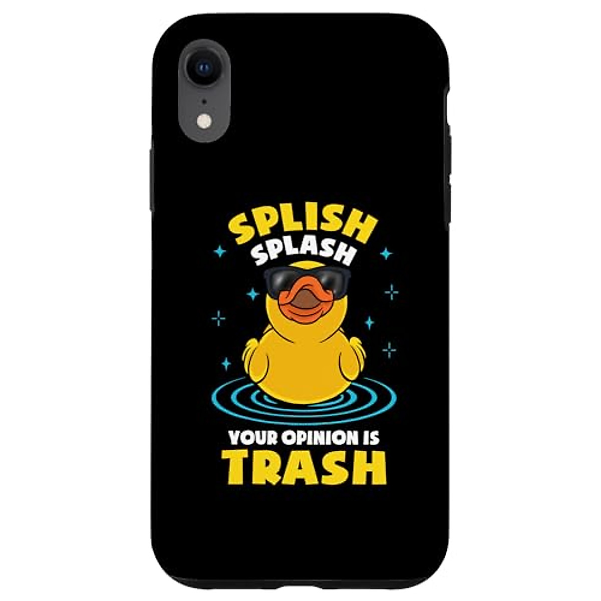 iPhone XR Funny Rubber Ducky Duckie Yellow Bath Toy Rubber Duck Case