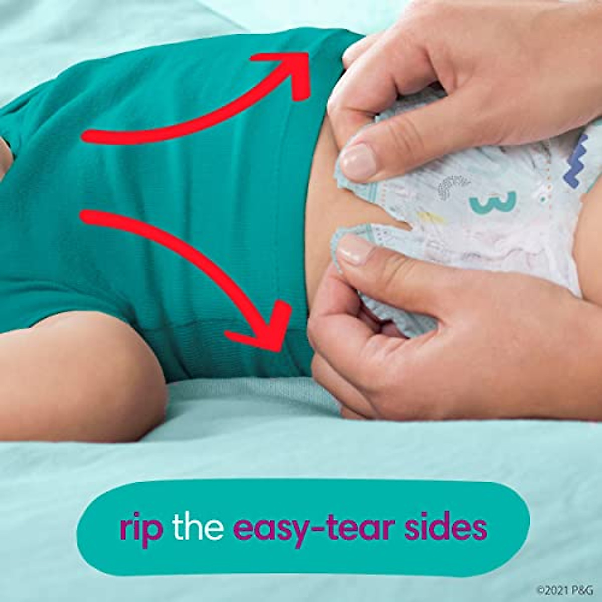 Diapers Size 6, 104 Count - Pampers Pull On Cruisers 360° Fit Disposable Baby Diapers with Stretchy Waistband, (Packaging & Prints May Vary)