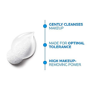 La Roche-Posay Foaming Micellar Cleansing Water and Gentle Makeup Remover, Balances pH, Soap & Alcohol Free