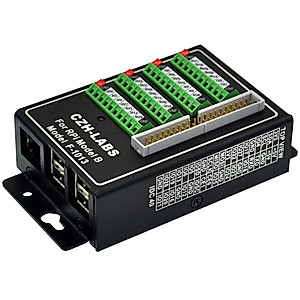 CZH-LABS RPi Screw Terminal Block Breakout Module with Aluminum Enclosure. for Raspberry Pi 1 2 3 Model B/B+