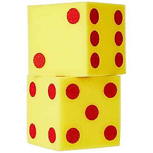 Giant Soft Cubes Dot 2/pk 5 Inch Cube Square
