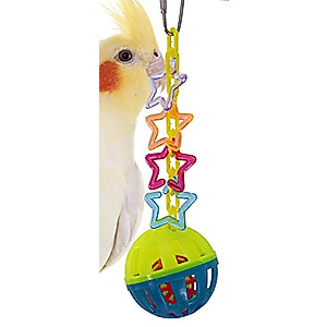 Bonka Bird Toys 1569 Starlink Ball Bird Toy Parrot cage Toys Cages Cockatiel Conure Parakeet