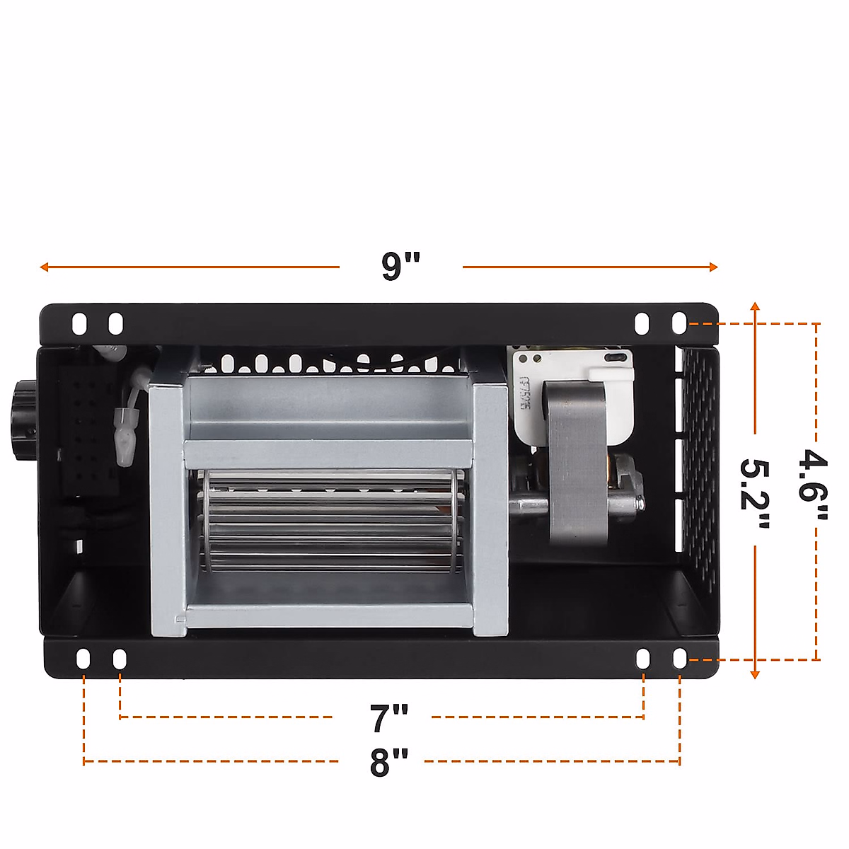 S31105 Speed Variable Fireplace Blower Fan 110V ~ 120V for GHP Group, Majestic Dutchwest Windsor, Monessen, Majestic (MHSC Brands), CFM US Century Plate Steel Freestanding Wood Stove Fireplace