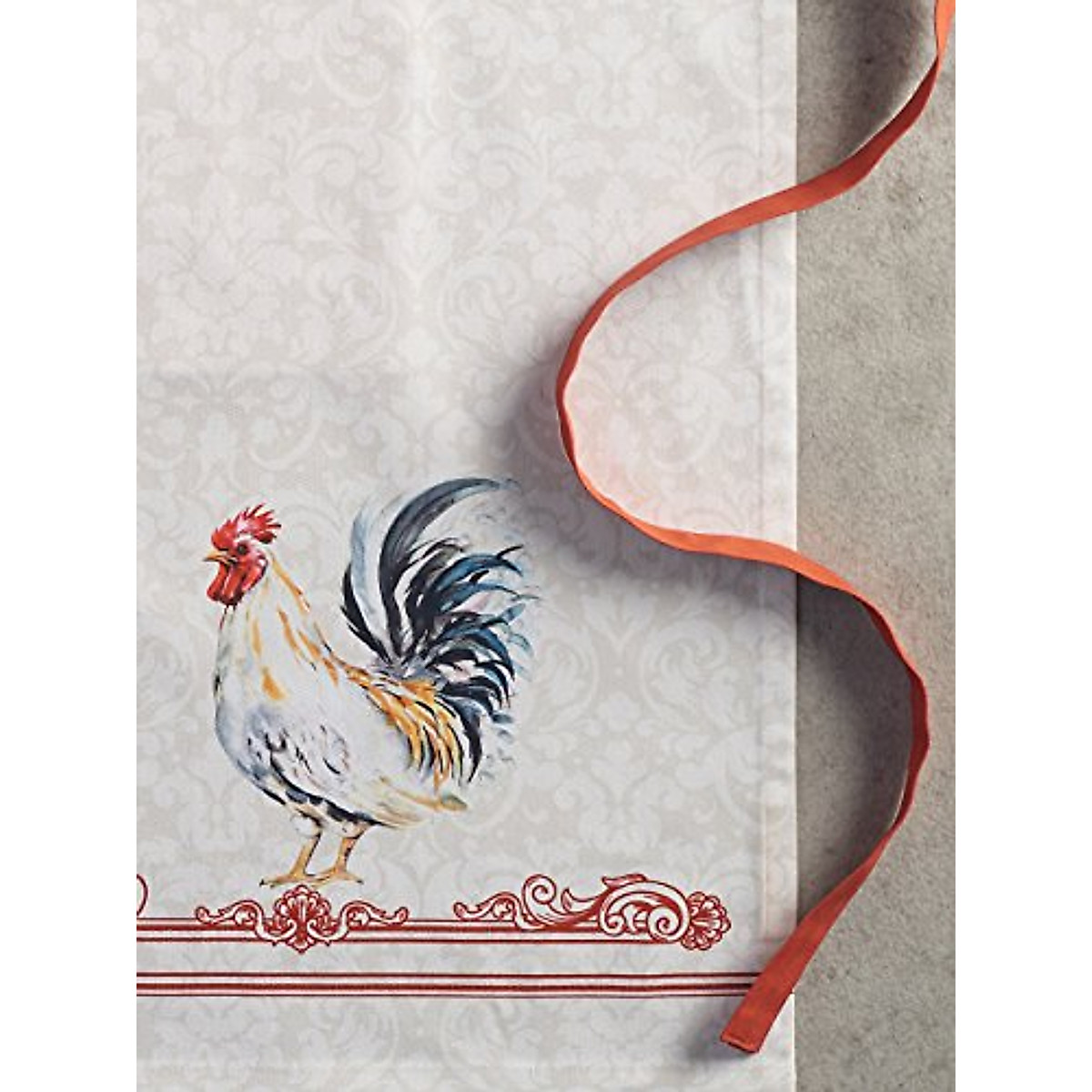 Maison d' Hermine Campagne 1 Piece 100% Cotton Apron with an Adjustable Neck & Visible Hidden Centre Pocket with Long Ties for Women/Men Chef (27.50"x31.50")