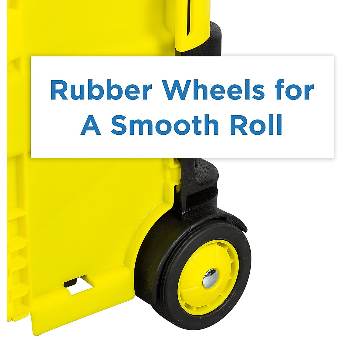 Mount-It! Rolling Utility Cart, Folding and Collapsible Hand Crate with Lid on Wheels, 55 lbs Capacity