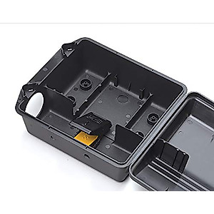 Tomcat Rodent Station, Includes 1 Rodent Station with 4 Bait Securing Rods and 1 Security Key - Fits Rat or Mouse Sized Traps (Baits & Traps Sold Separately) - Use Indoors or Outdoors