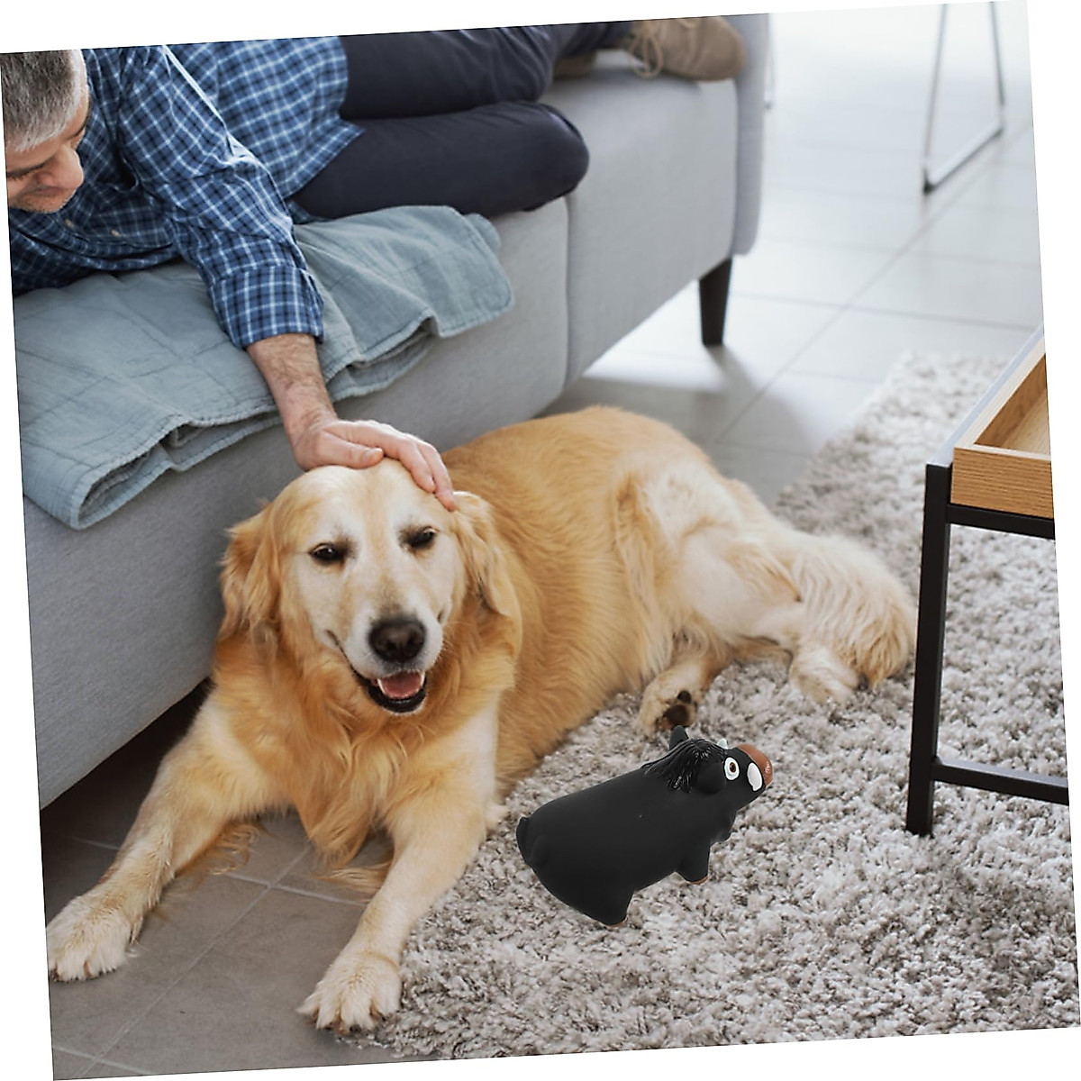 Toyvian Pig Squeaker Toy Puppy Biting Toys Dog Squeaky Toy Dog Toys Dog Squeeze Toys Puppy Interactive Toys Latex Dog Chew Toys Squeaky Toys for Small Dogs Wild Boar Pig Dog