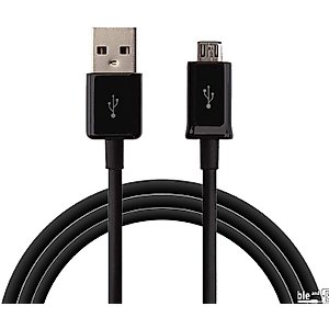 Full Power 5A Charging MicroUSB Works with Bose SoundSport 2.0 Data Cable's Dual Chipset Charges at Rapid Speeds Easily! (Black)