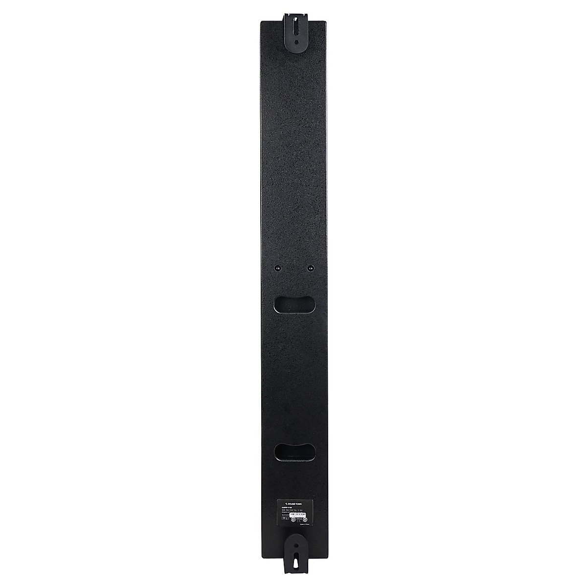 Sound Town Passive Wall-Mount Column Mini Line Array Speaker with 8 x 5” Woofers, Black for Live Event, Church, Conference, Lounge (CARPO-V10B)