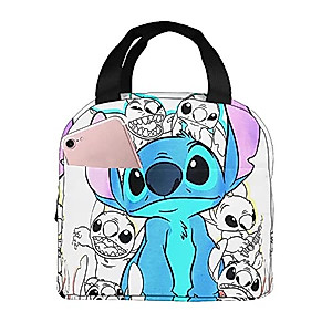 FANGAO Lunch Bag For Men Women Kids Insulated Leakproof Large Waterproof Reusable Lunchbox With Zipper Work Outdoor Travel Picnic,8.5x8x5 Inch