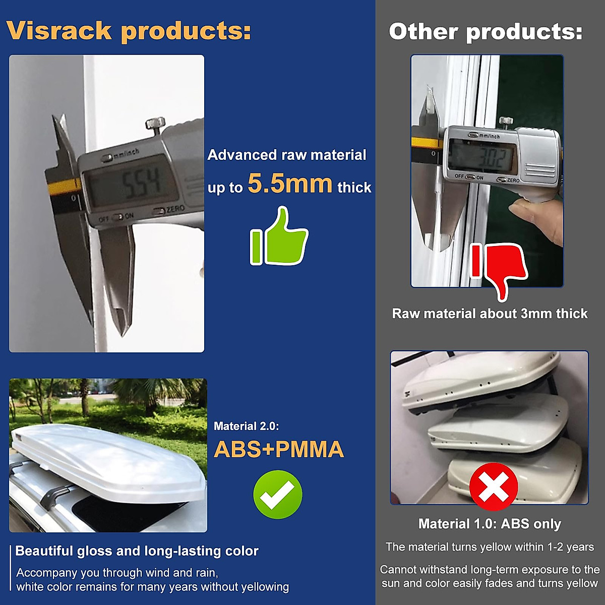 56 Inch Black Rooftop Cargo Box Carrier, Large 13 Cubic Feet Car Top Mount Travel Luggage Storage, Dual Side Opening, Heavy Duty Waterproof Rooftop Storage Box with Security Keys