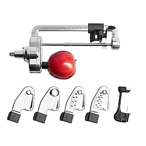 KitchenAid DRTVICE6 Combo Package Spiralizer KSM1APC Flex Edge Beater KFE5T Stand Mixer Attachment Recipe Book