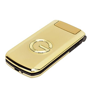 Airshi Senior Flip Phone, Gold Big Font Double Card Dual Standby Flip Cell Phone for Seniors for Daily Life