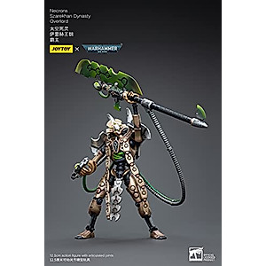 Pipigirl JoyToy × Warhammer Genuine License 1/18 Soldier, 4inch Army Military Extreme Warrior Models Action Figures Kits (Necrons Szarekhan Dynasty Overlord)