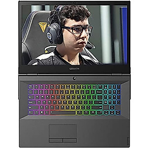 Lenovo Legion Ultimate Gaming Laptop, 17.3" FHD IPS 144Hz Display, GeForce RTX 2070 Max-Q, 6-Core Intel i7-9750H, 32GB DDR4 RAM, 1TB PCIe SSD, 2TB HDD, RGB Backlit Keyboard, Killer Wi-Fi, Windows 10