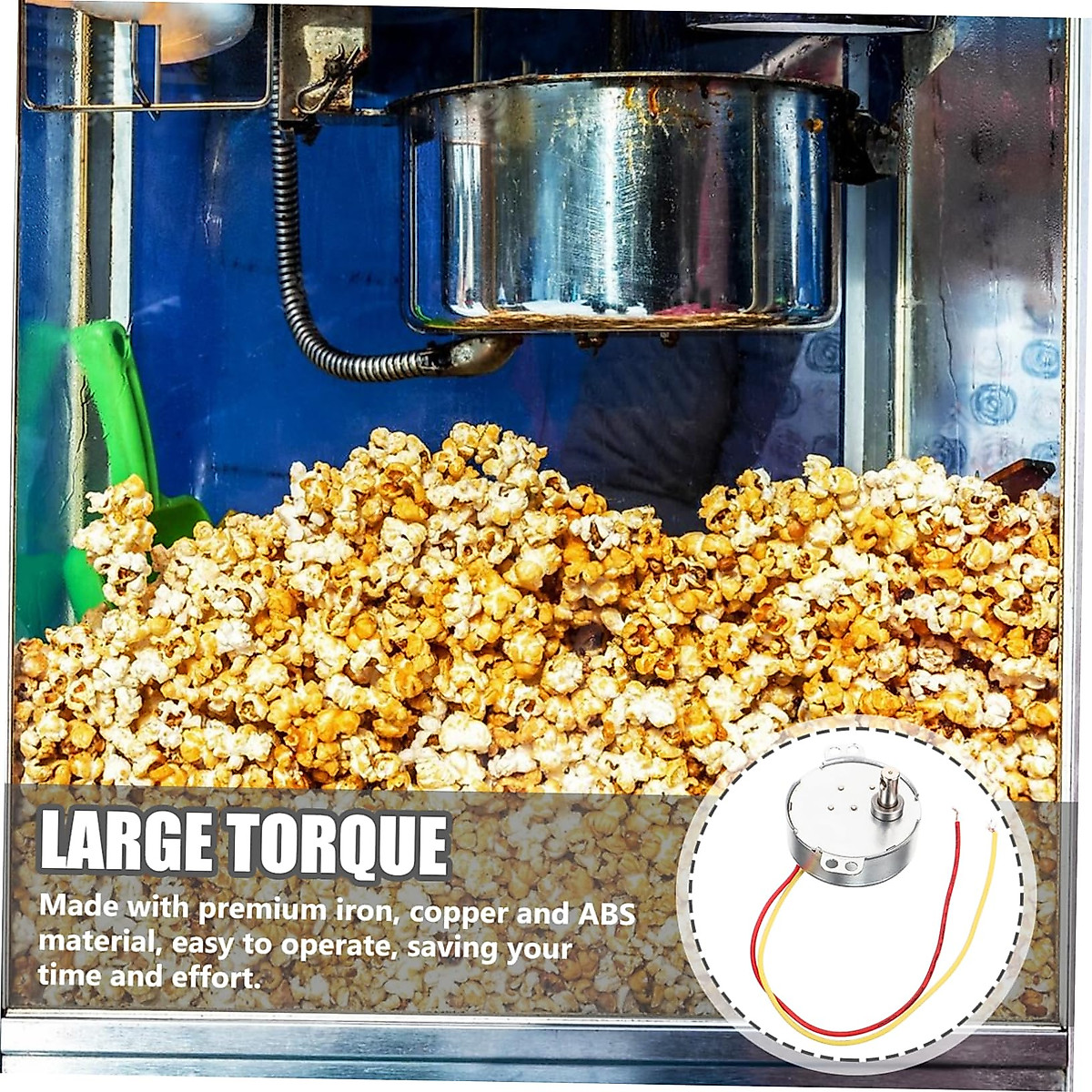 DOITOOL Synchronous Motor Electric Motors Reindeer Motor Slow Animated Pumpkins for Halloween Turntables Motorized Turntable Electric Synchron Motor Gear Copper Electric Fan to Rotate