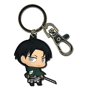Great Eastern Entertainment Attack On Titan SD Levi PVC Keychain