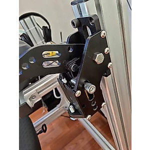 Ubrand HB-03B-BK 16-bit PC Game USB Handbrake with Plate for Racing Games, Compatible with Logitech G27 G29 Simulate Linear Handbrake, 11.8 inch High (Only PC System, 10 x 20 x 30, Black