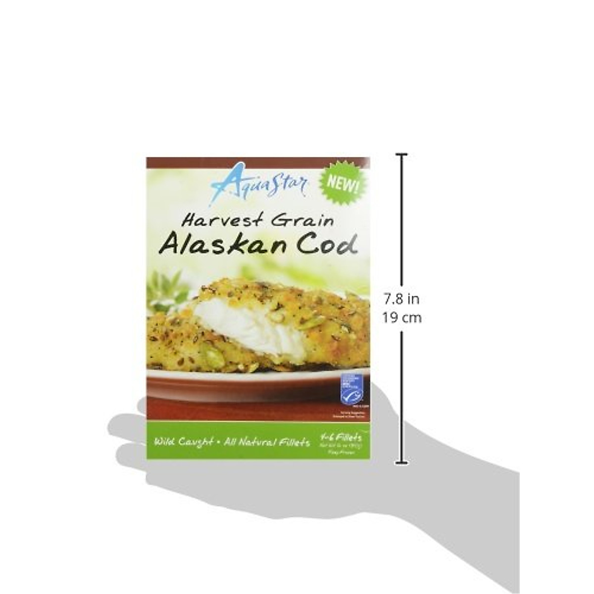 Aqua Star, Harvest Grain Alaskan Cod, 12 oz (Frozen)