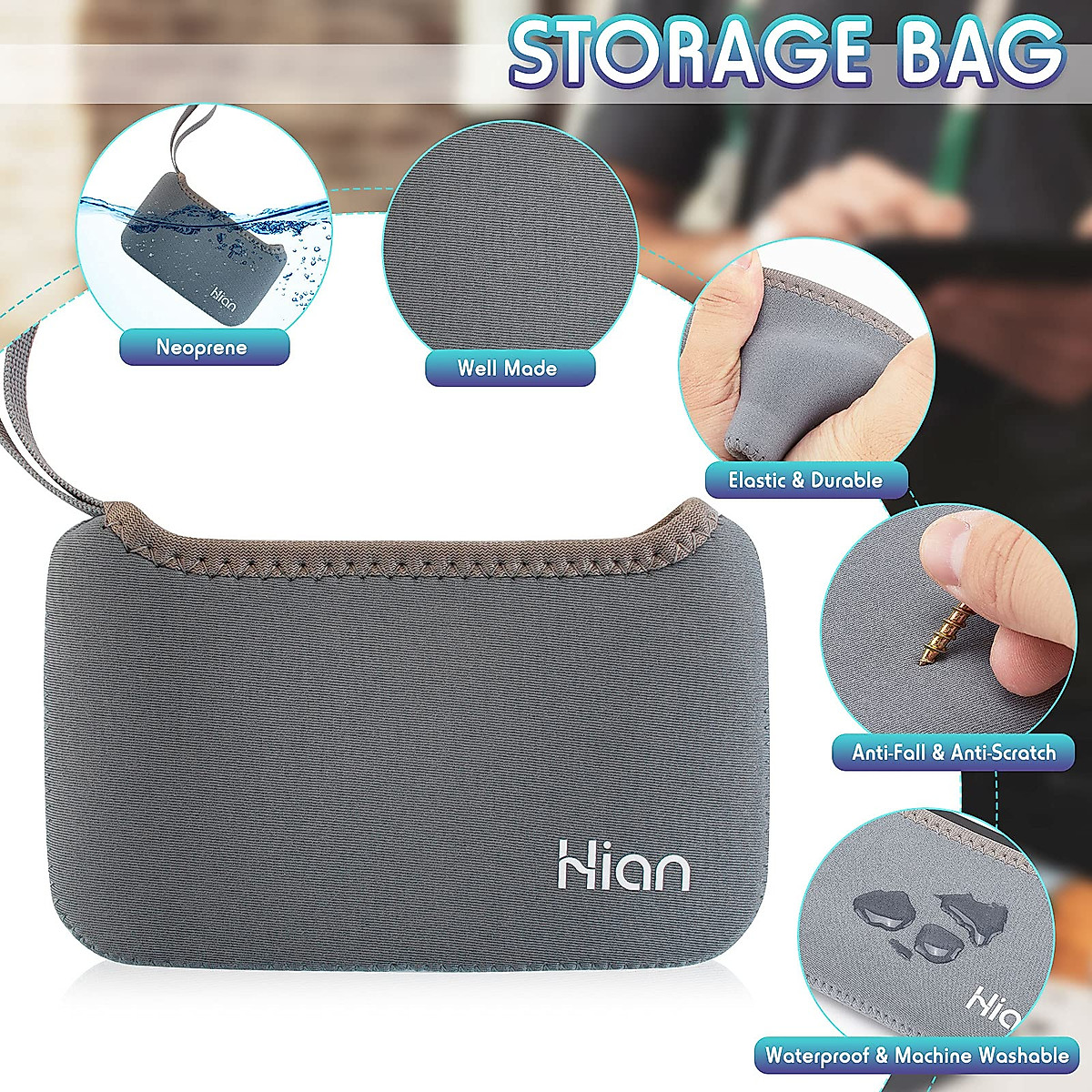 Hion Calculator,12-Digit Large Display Office Desk Calcultors with Erasable Writing Table,Rechargeable Hand held Multi-Function Mute Pocket Desktop Calculator for Basic Financial Home School,Black