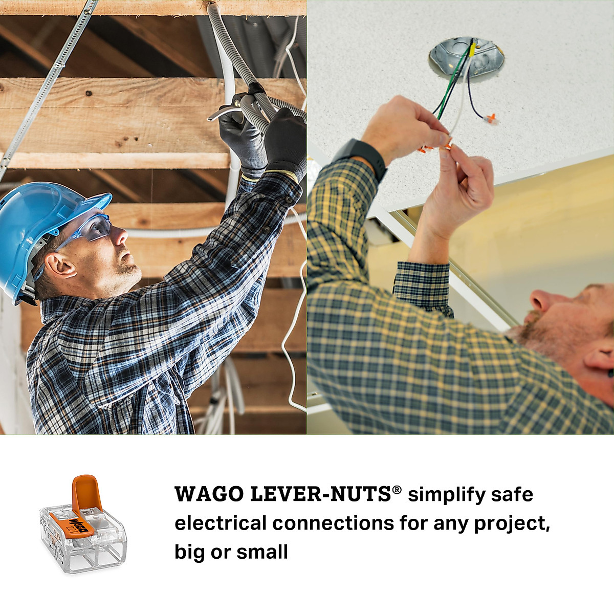 Wago 221-412 2-Conductor Compact Splicing Connectors (Pack of 100)