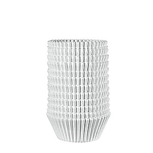 [500Pcs] Standard Size White Cupcake Liners, Food Grade & Grease-Proof, Baking Cups