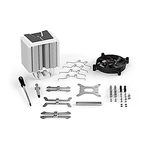 be quiet! Shadow Rock 3 White 190W TDP CPU Cooler | Intel-1700 1200 2066 1150 1151 1155 2011-3 Square ILM | AMD AM4 | Black | BK005