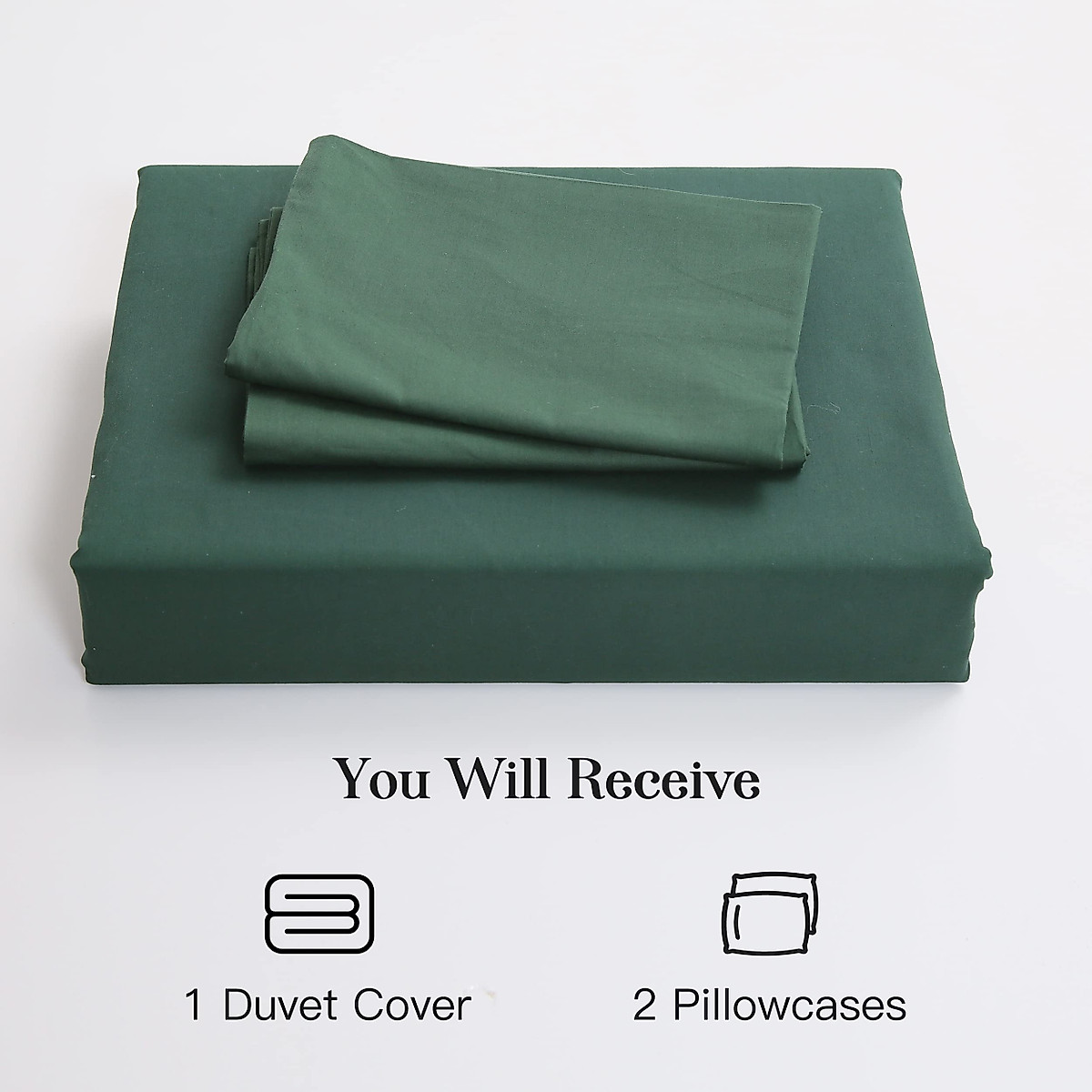 SNOWMAN Duvet Cover Queen Size,3 Pieces Bedding Sets,1200Thread Count 100% Egyptian Cotton Comforter Cover with 2 Pillowcases Ultra Soft&Breathable(Blue,90x90Inches)