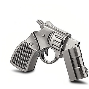 WooTeck 64GB Metal Revolver Gun Novelty USB Flash Drive(Livid)