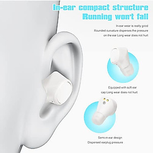 UrbanX X7 Sports Wireless Earbuds 5.0 IPX5 Waterproof Touch Control True Wireless Earbuds with Mic Earphones in-Ear Deep Bass Built-in Mic Bluetooth Headphones for Xiaomi Redmi Note 10 Pro Max