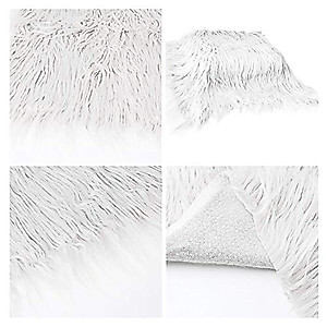 SPOKKI Newborn Photography Props Outfits 3 PCS Baby Long Ripple Wrap with and Toddler Swaddle Blankets Photography Mat with Cute Crochet Knitted Hat Costume (0-12 Month)