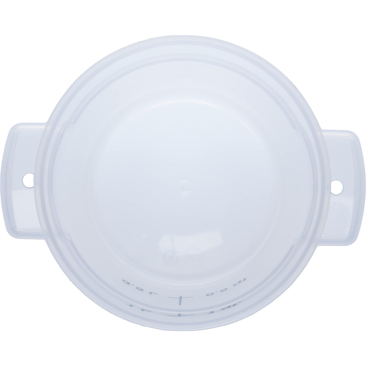 Carlisle FoodService Products Storplus Round Food Storage Container with Stackable Design for Catering, Buffets, Restaurants, Polypropylene (Pp), 1 Quart, Clear