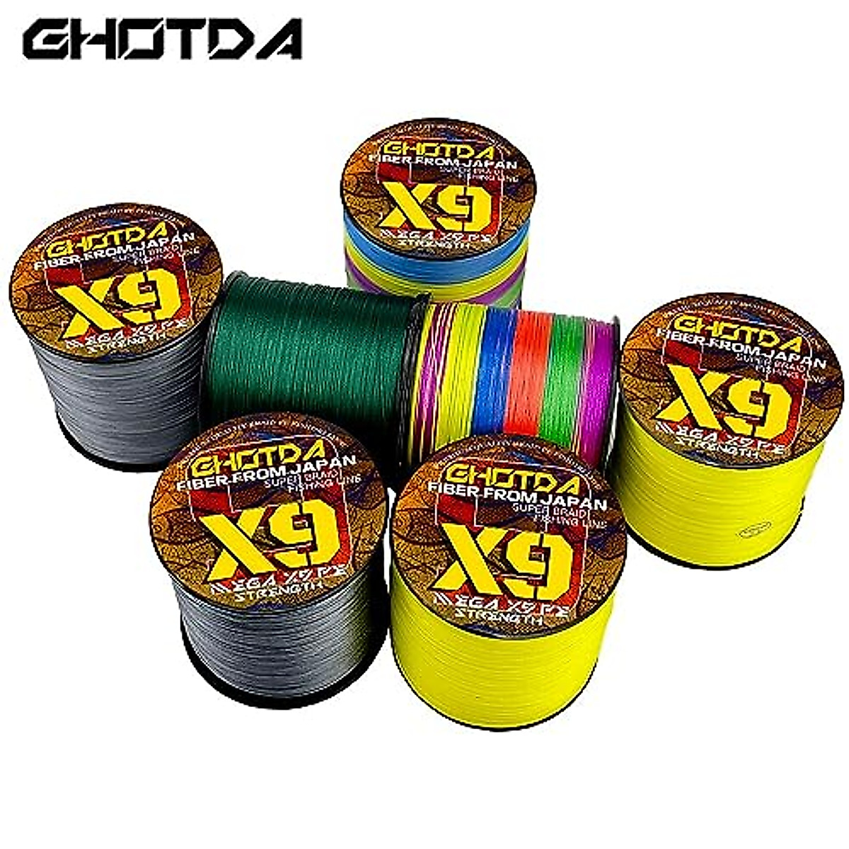 9 Strands Higher Smoothness 500M Fishing Line 20-100LB New Technology Special Coating Braided Woven Wire