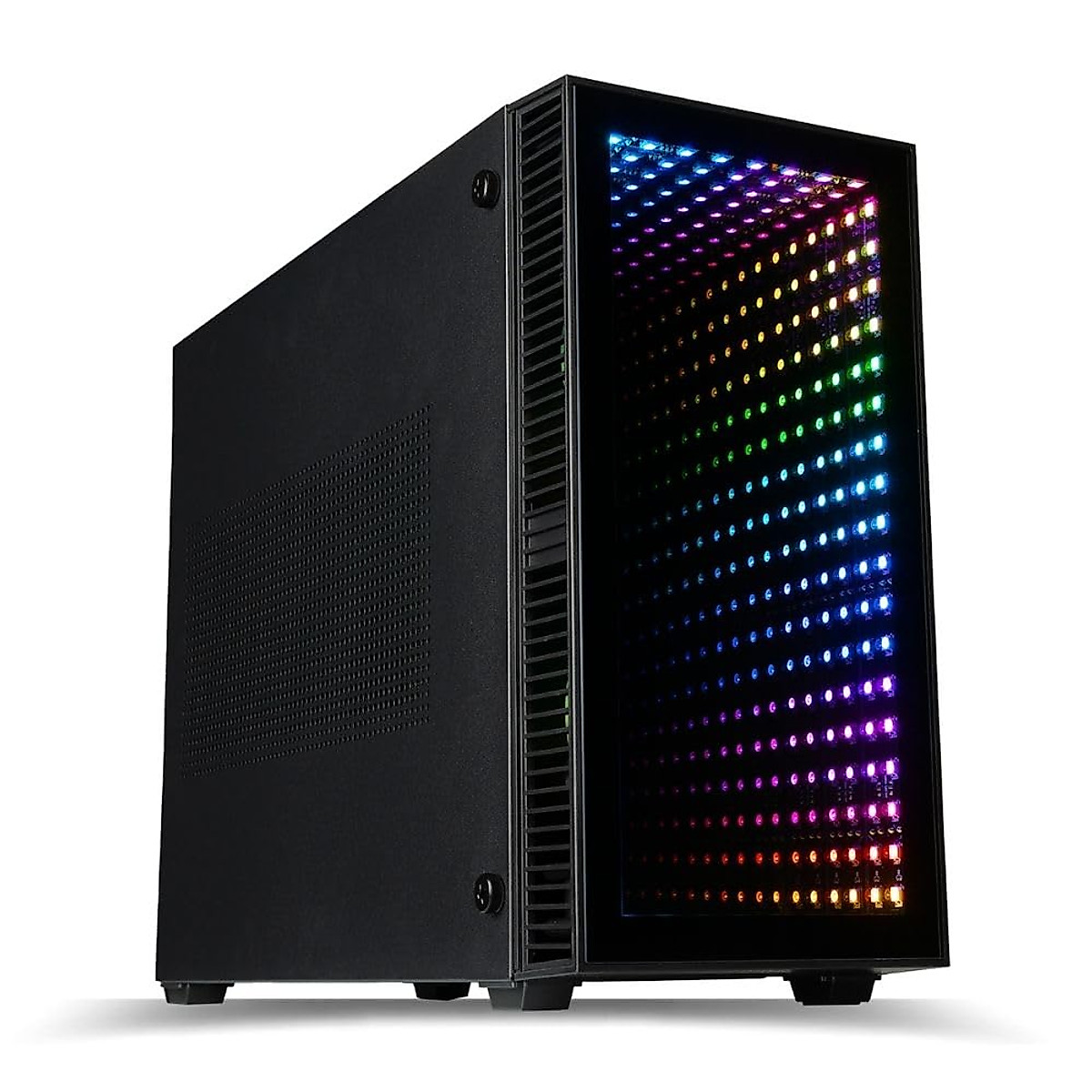 Empowered PC Continuum Mini RGB Gamer Desktop - AMD 8-Core Ryzen 7 7800X3D (~ i9-14900K), 32GB DDR5 RAM, 1TB Gen4 NVMe, RTX 4070, WiFi 6, Windows 11 Home - Tiny Liquid Cooled Gaming Computer