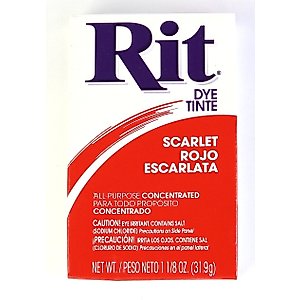 Powder Dye, Scarlet Red, 31.9 grams, 3 Pack