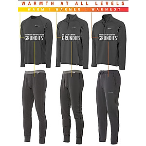 Grundéns Grundies Thermal 1/4 Zip Top, Anchor - 3X-Large