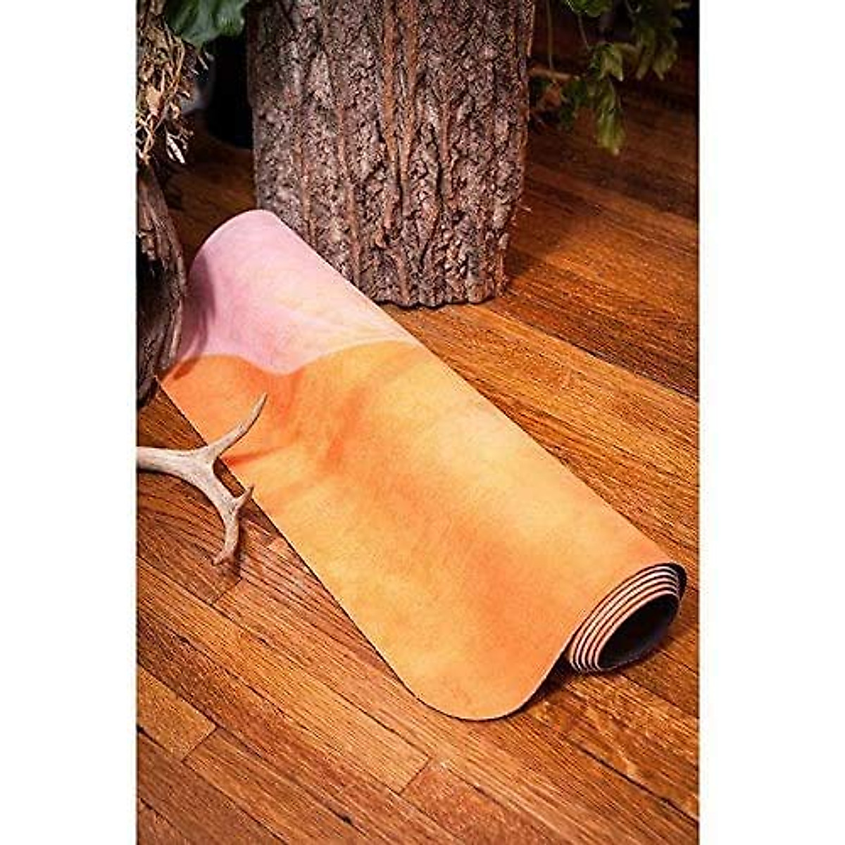 Hot bikram yoga mat for hot yoga - yoga mats with beautiful designs - eco rubber yoga mat non slip, thin, eco-friendly and long hot yoga mat - perfect sweat proof yoga mat for professional yogis