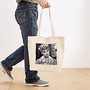 CafePress I Love Lucy #Mood Tote Bag Natural Canvas Tote Bag, Reusable Shopping Bag