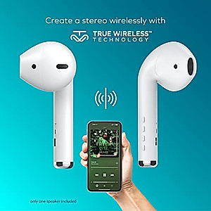 Coby True Wireless Speaker Bluetooth Speaker, 3W, FM Radio, Hi-Quality Sound & Bass, 33 Ft Wireless Range, Built-in Mic, Light and Compact Bluetooth Speakers