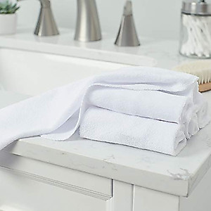 Gerber Washcloth, White, 6-Count