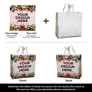 Eddany Foldable Canvas Tote Bag Customized Perzonalized