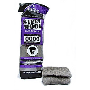Red Devil 0310 Steel Wool, 0000 (Pack of 16)