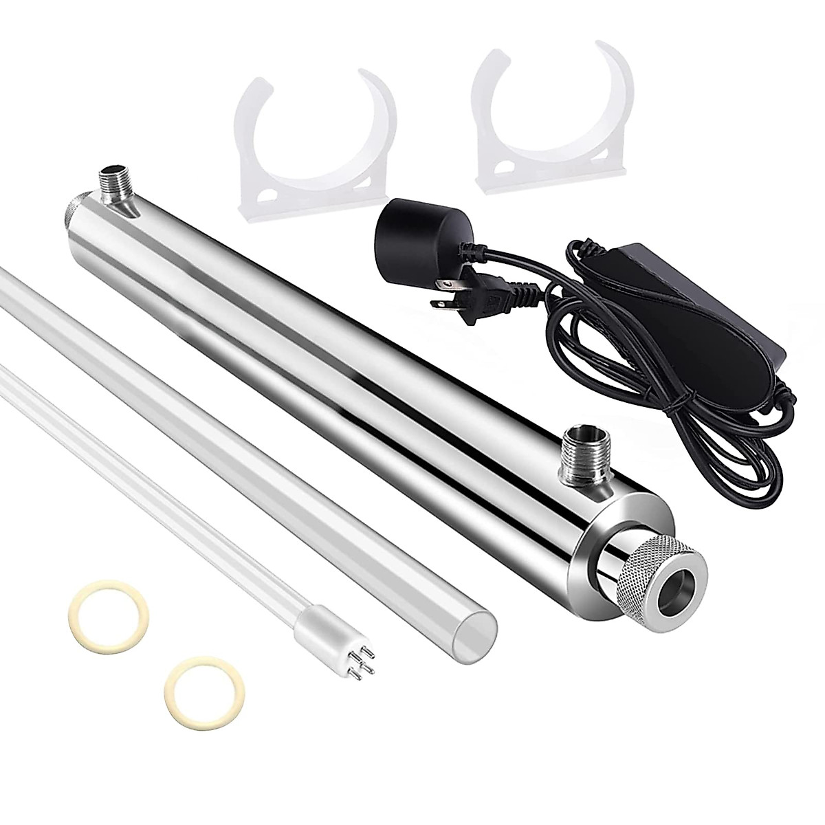 WIRELEL Water Purifier Filter for Whole House, Water Filter System 12 GPM 55W 110V + 3/4 Inch Inch MNTP