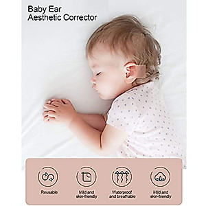Baby Auricle Valgus Correction Patch, Silicone Ear Aesthetic Corrector, Newborn Baby Ear Aesthetic Correctors, Kids Infant Protruding Ear Patch Stickers, Baby Silicone Gel Ear Tape 4cmx50cm