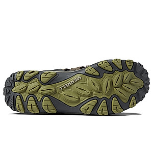 Merrell Accentor 3 LTR Sieve Sneakers for Men Offers Waterproof Leather, EVA Foam Insole, and Protective Rubber Toe Cap. Boulder 9.5 M