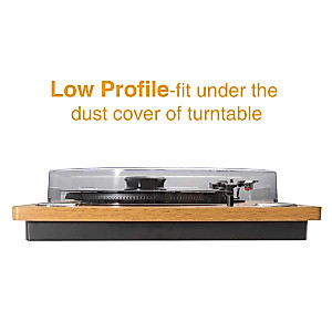 Record Weight Stabilizer by FEMELI,Turntable Weight Clamps-Low Profile to Fits Under Dust Cover of Turntable Vinyl Disc LP Record Player (Black)