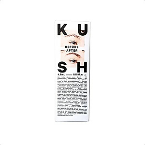 MILK Makeup KUSH Fiber Brow Gel - Tinted Gel for Fuller Thick Eyebrows - Dutch (Medium to Dark Brown), 0.15 Fl Oz