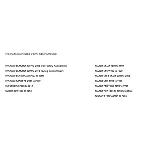 Scosche Compatible with Select Import and Domestic Vehicles 5" x 7" / 6" x 8" to 5.25" - 6.5" Adapters (1 Pair) SA68