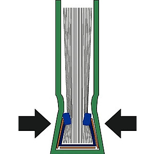 Leitz 73910035 impressBIND Hard Covers, 7.0 mm Spine, Blue, Pack of 10