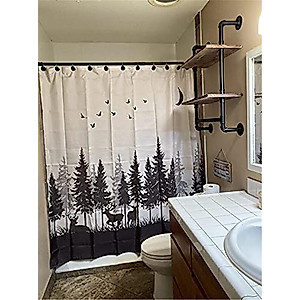 LooftMate Industrial Pipe Shelf,2 Tiered Metal Towel Racks for Bathroom,20" Industrial Pipe Floating Shelves Shelving,Rustic Wood Wall Mount Shelf with Towel Bar,Iron Towel Holder